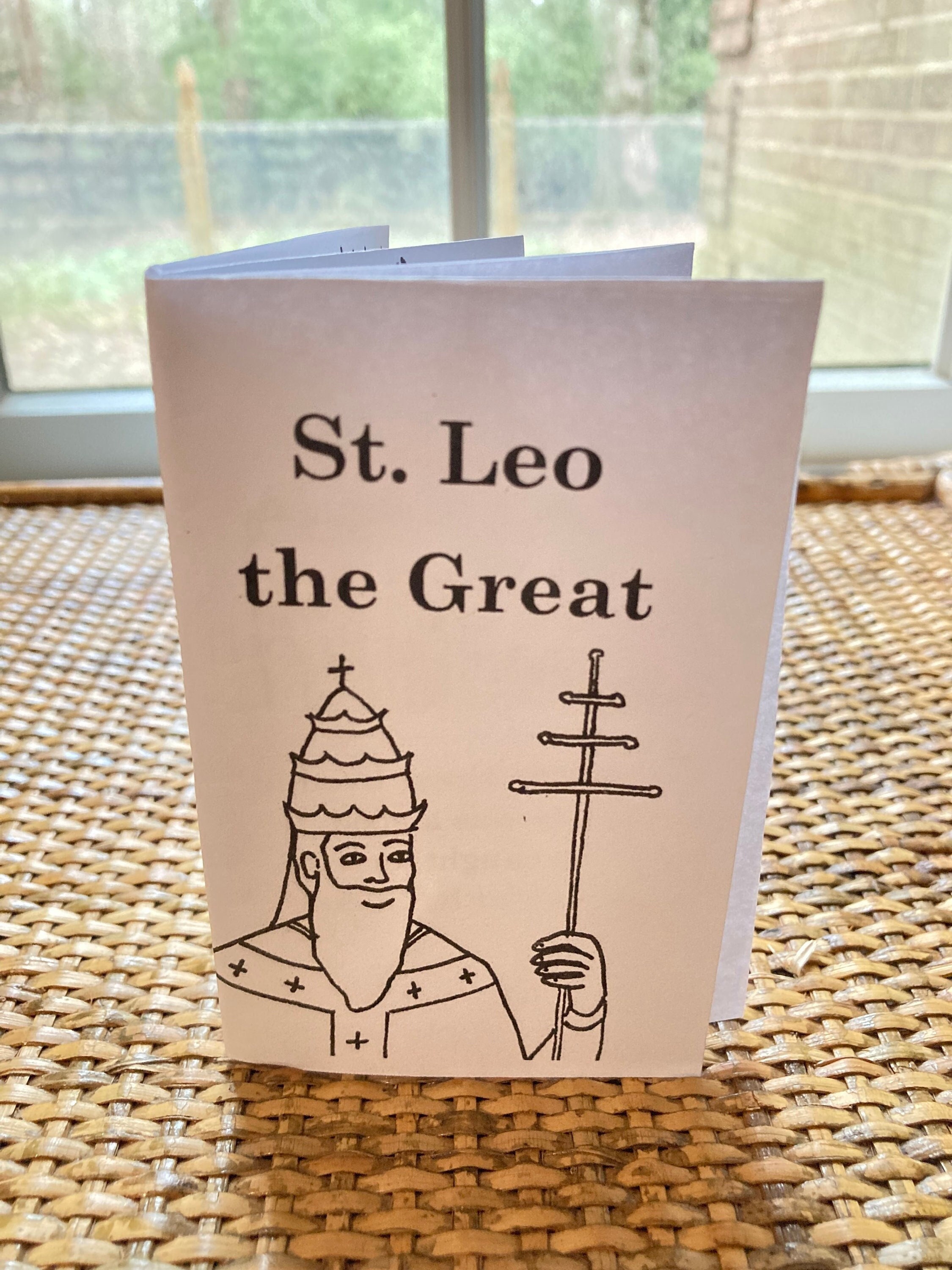 St. Leo the Great- Easy Reader (printable Mini Book) - Etsy