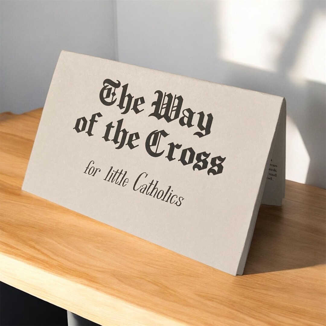Stations of the Cross Printable Mini Book for Catholic Kids - Etsy