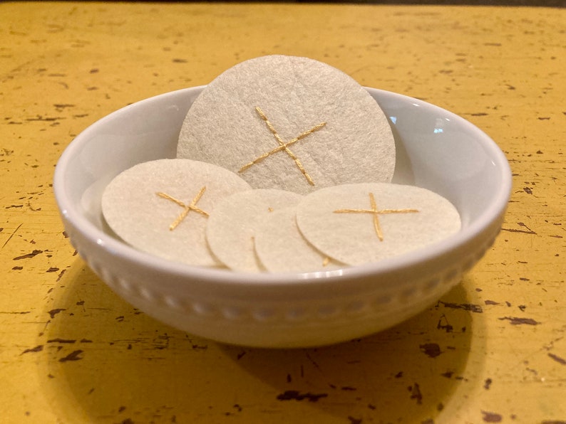 Holy Communion Felt Hosts, Mass Quiet Toy, Catholic Pretend Play - Etsy