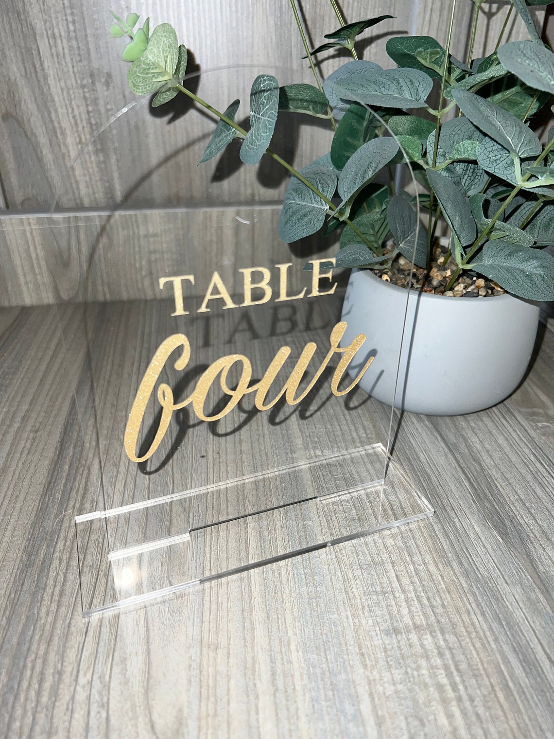 Wedding Arched Table Numbers Table Number Signs Table Names Modern ...