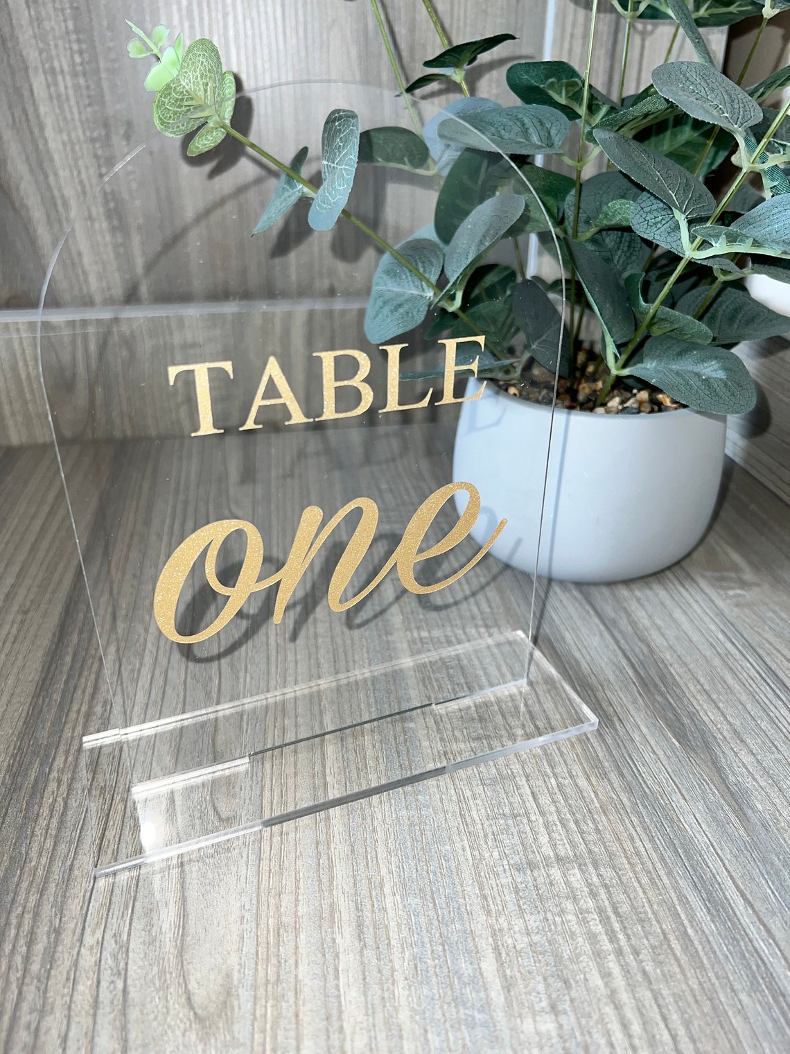 Wedding Arched Table Numbers Table Number Signs Table Names Modern ...