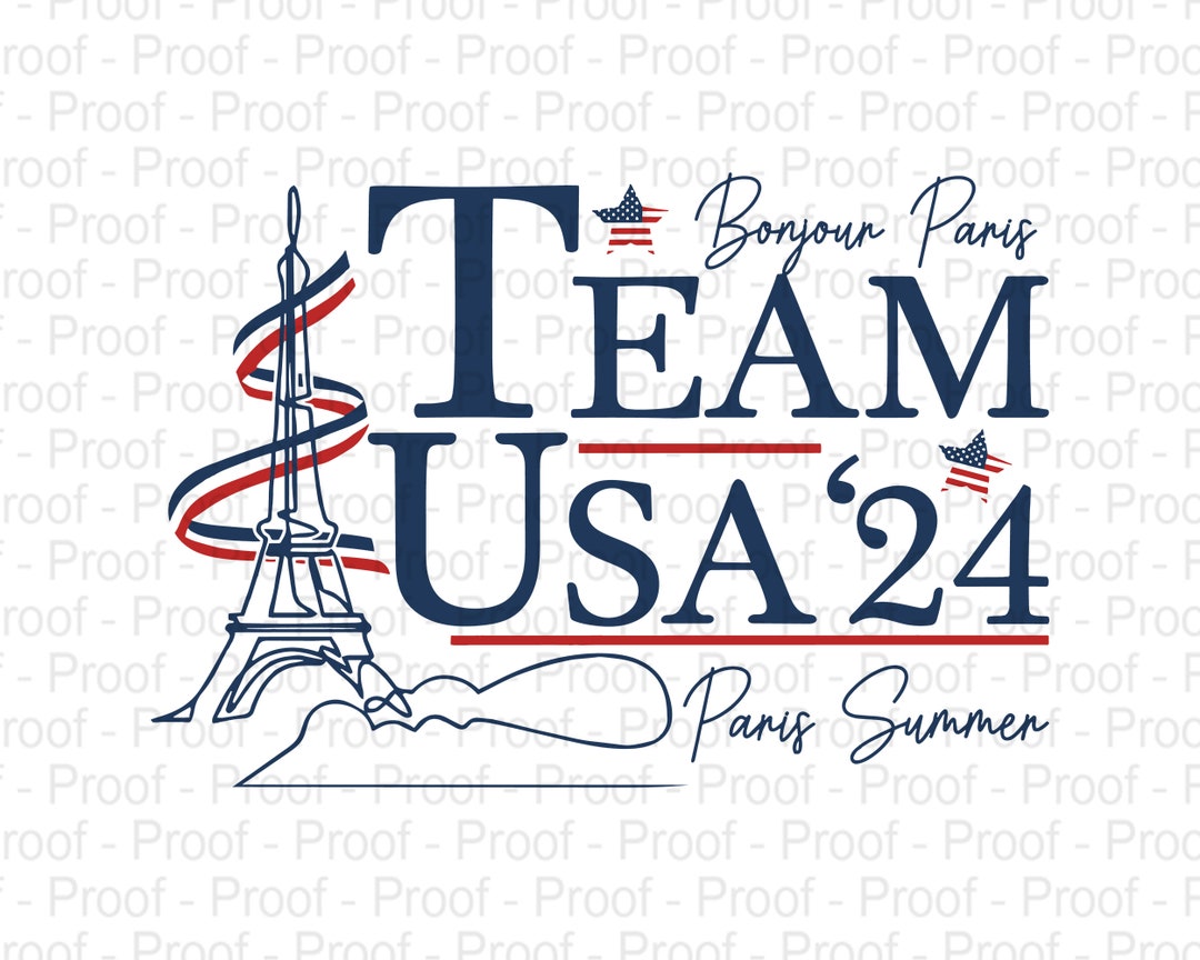 Team USA Paris Olympic Rings Svg Eps Png Dxf Jpg File, Silhouette ...