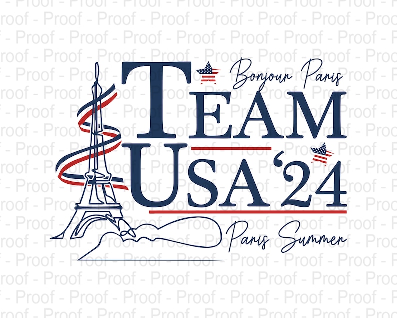 Team USA Paris Olympic Rings Svg Eps Png Dxf Jpg File, Silhouette ...