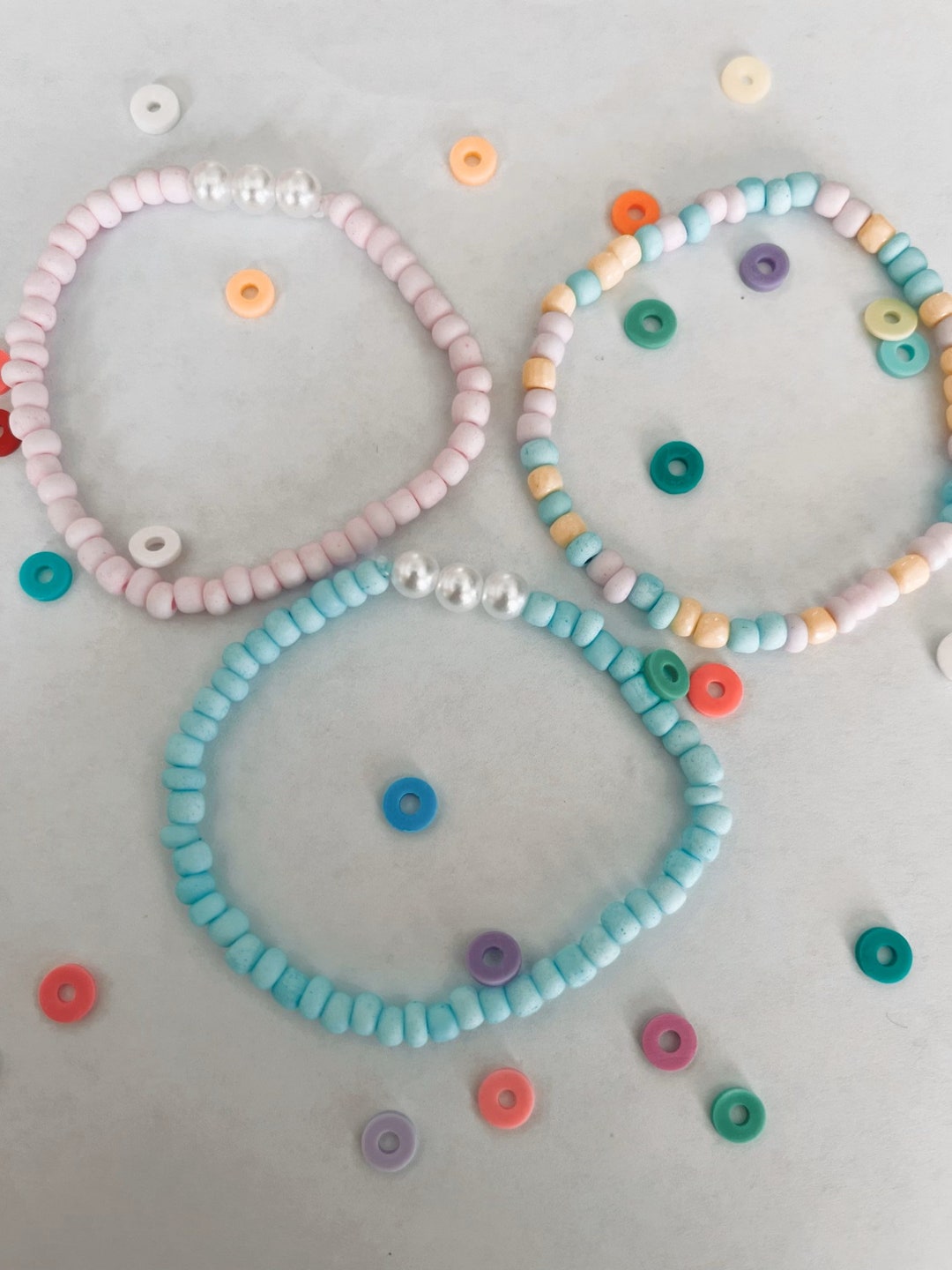 Pastel Bracelet Set - Etsy