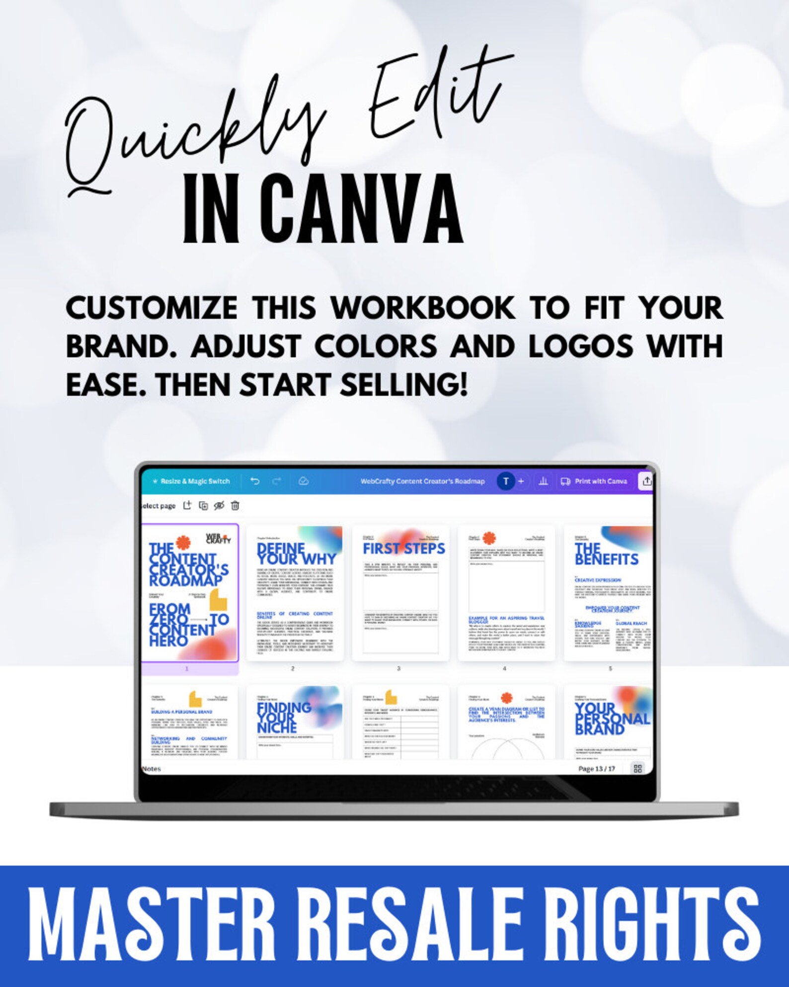 Content Creator's Roadmap | Roadmap to Riches | Master Resale Rights | Done for You | Faceless ...