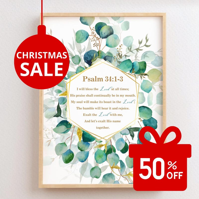 Psalm 34 - Etsy