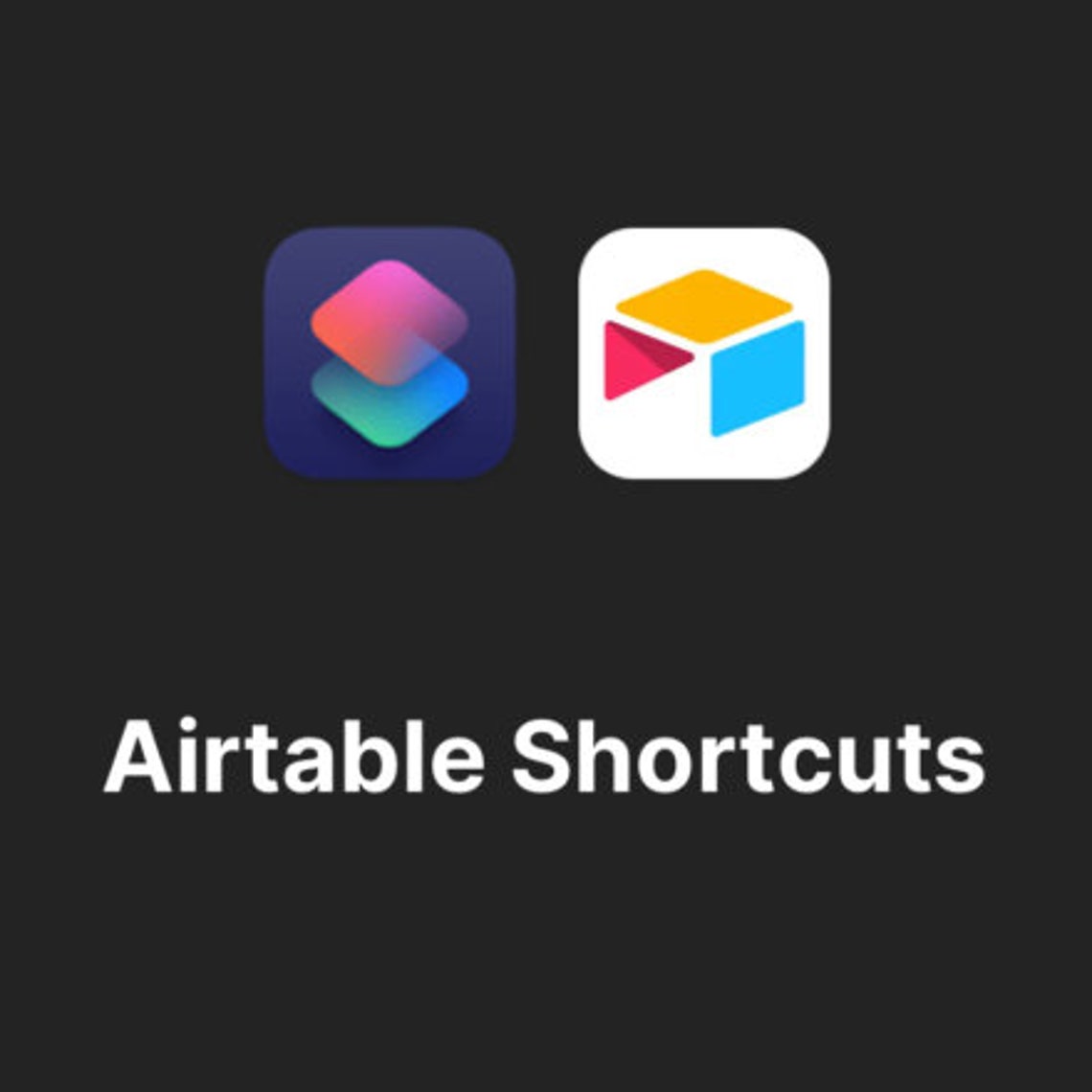 Airtable Ios Shortcuts Bundle - Etsy