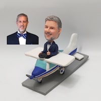 Custom Bobblehead Air Force Pilot, Army Pilot Custom Bobblehead ...
