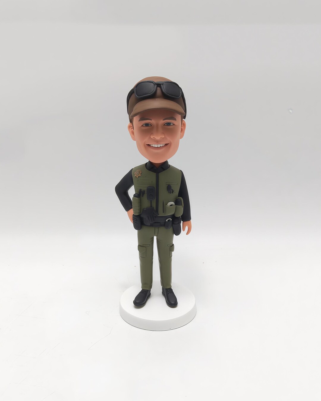 Custom Military Officer Bobblehead: From Your Photo | Personalized Gift ...