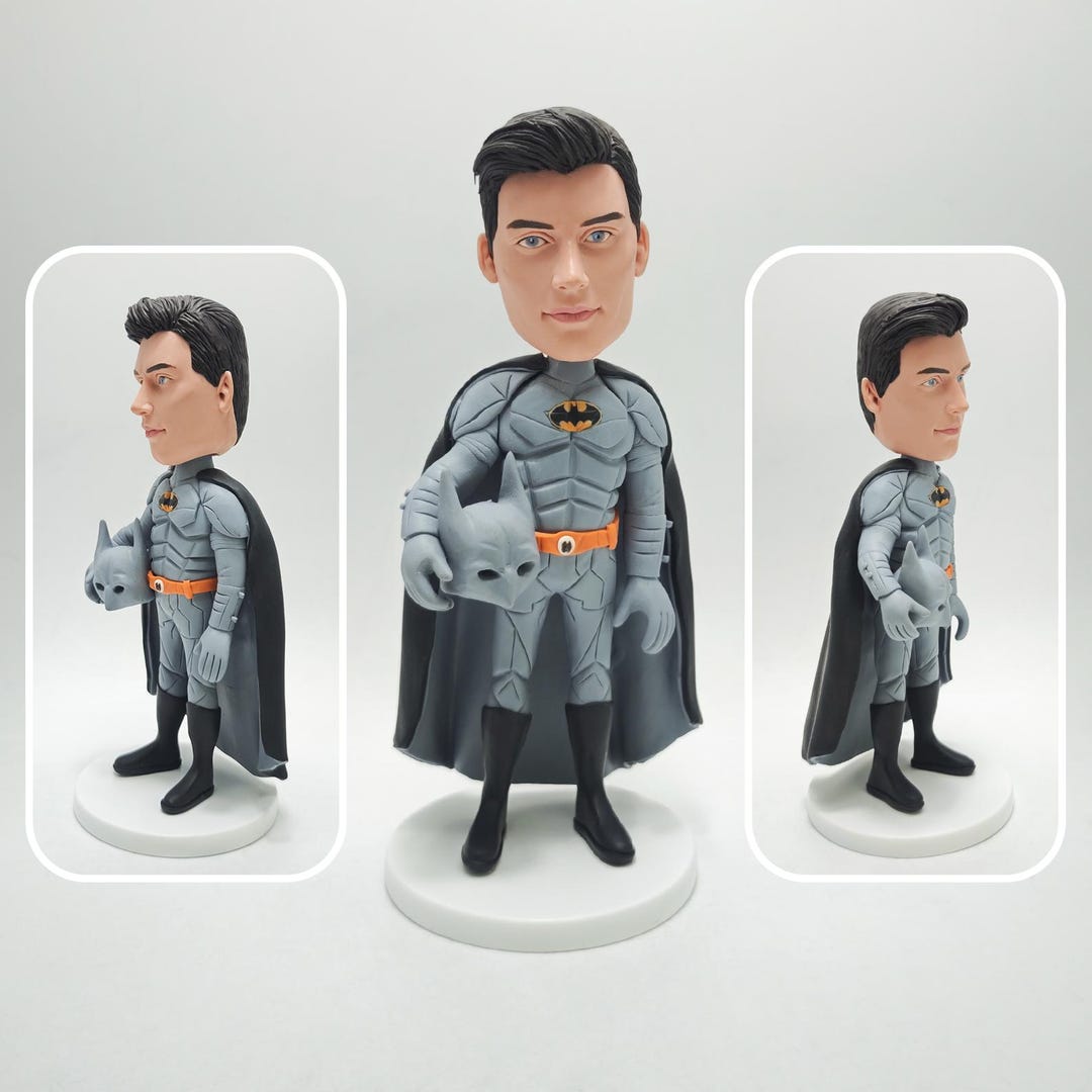 Customize Batman Bobblehead Doll Personalized Bobble Head Gift for ...