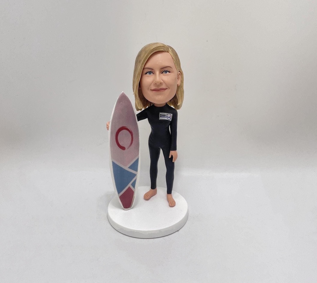 Custom Surfing Bobblehead: Personalized Beach Gift - Etsy