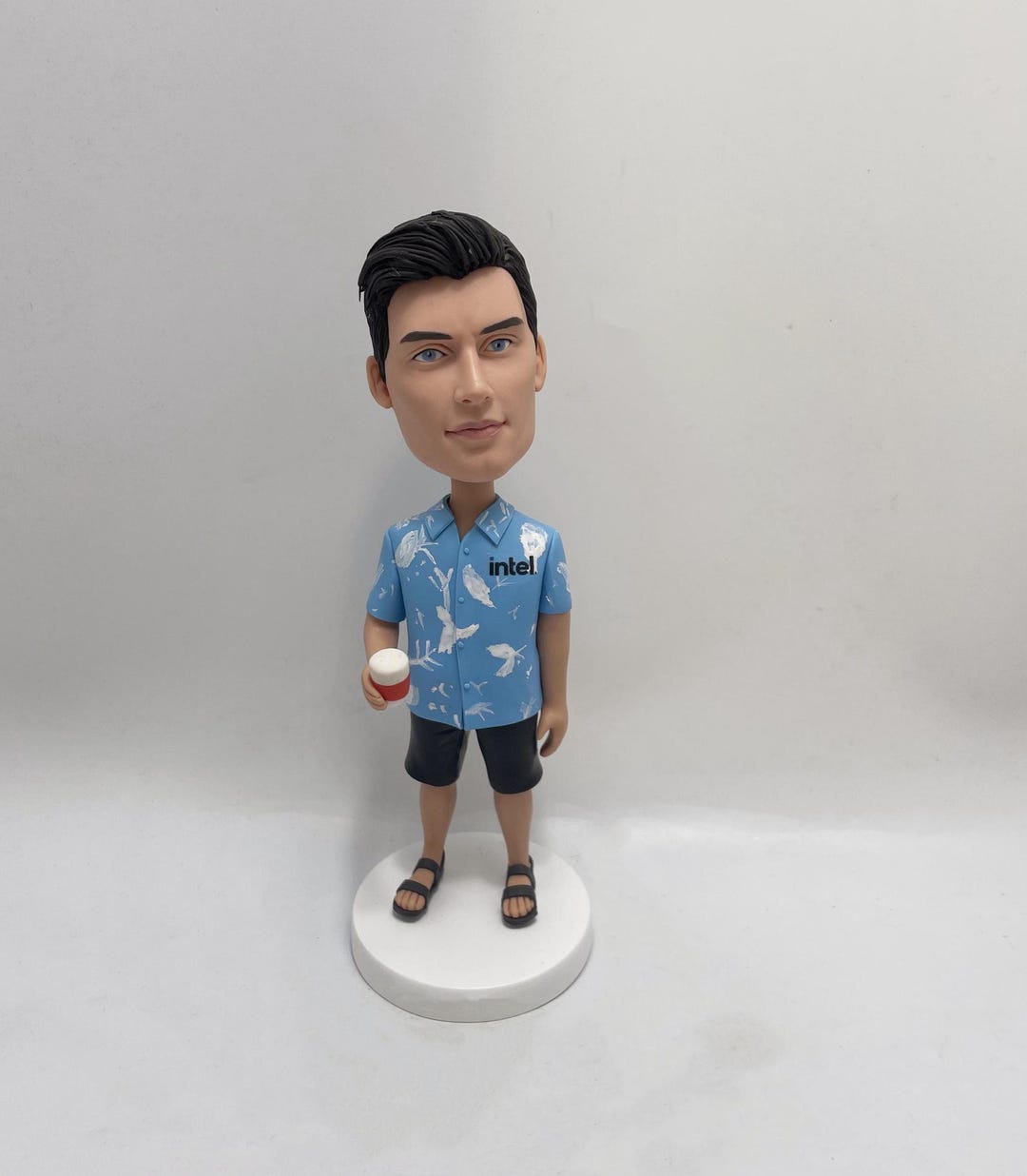 Custom Polymer Clay Bobblehead From Photo | Beach Theme Anniversary ...