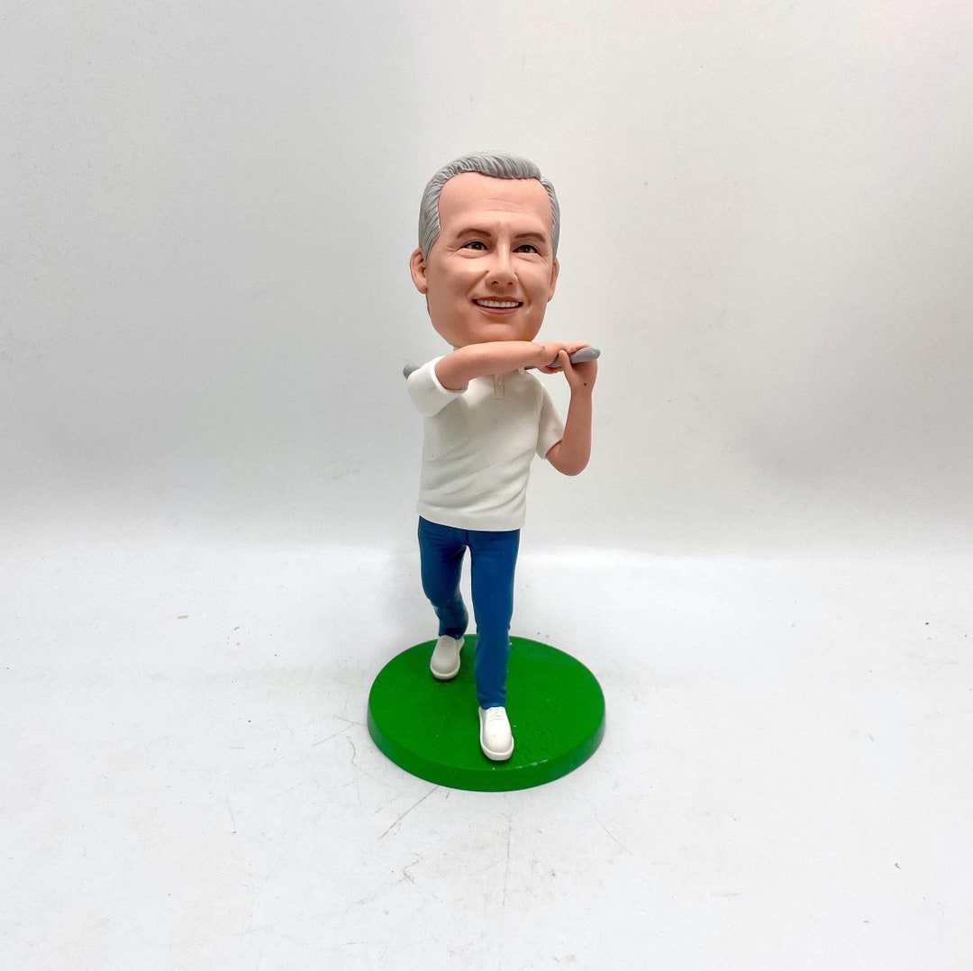 Custom Golf Bobblehead: Personalized Polymer Clay Golfer Gift - Etsy