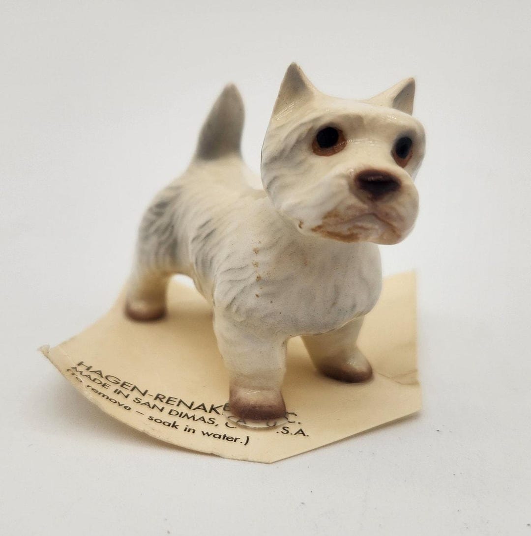 NWT Hagen-renaker West Highland Terrier on Original Paper Excellent ...