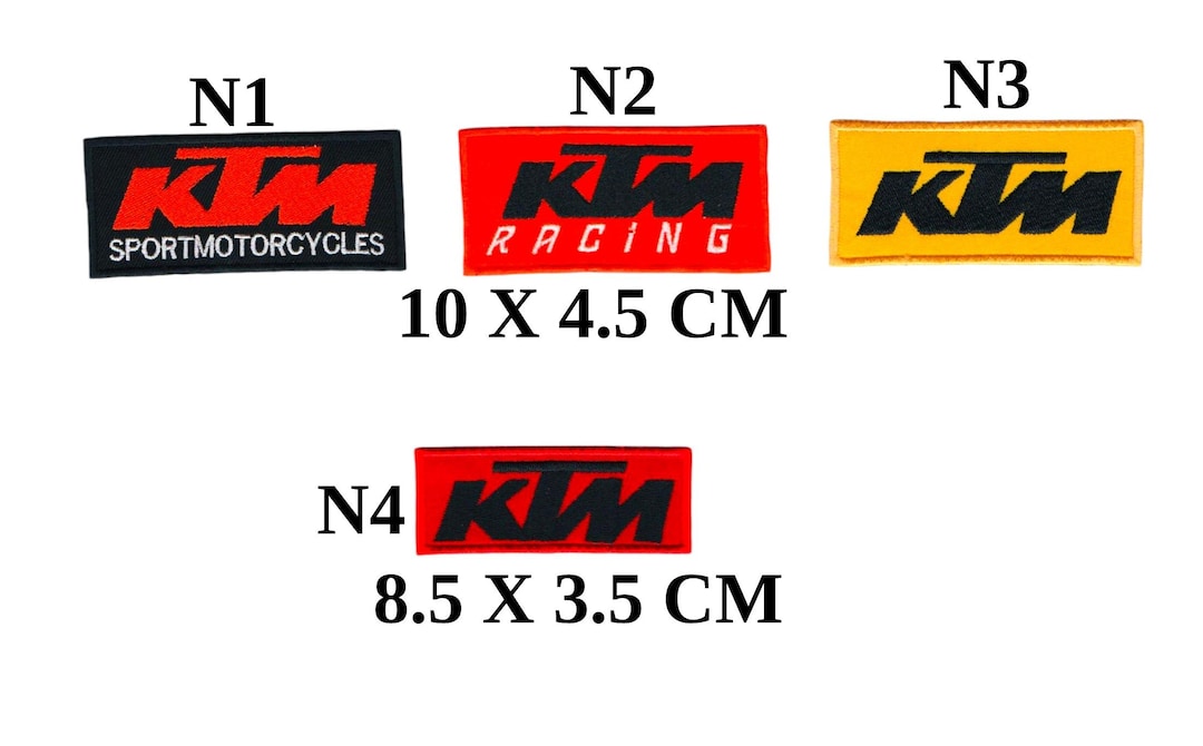 KTM Racing Bikers Bike Racing Dress Transfer Cool Cute Embroidered Iron ...