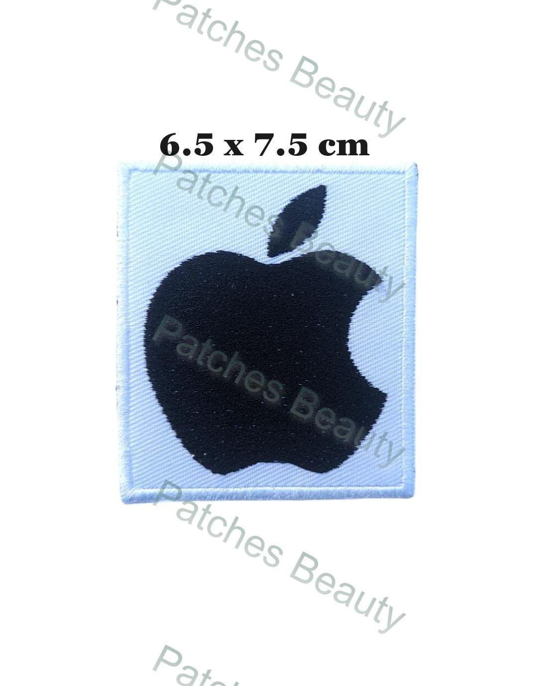 Apple Logo Cool Cute Dress Transfer Applique Embroidered Iron Sew on ...
