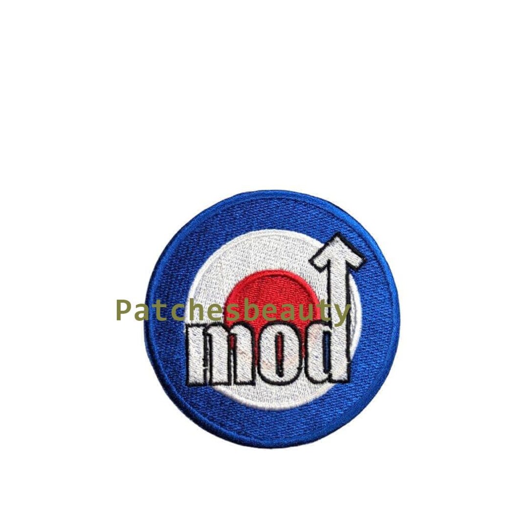 Mod Target Vespa Scooter Cool Cute Transfer Embroidered Iron Sew on ...