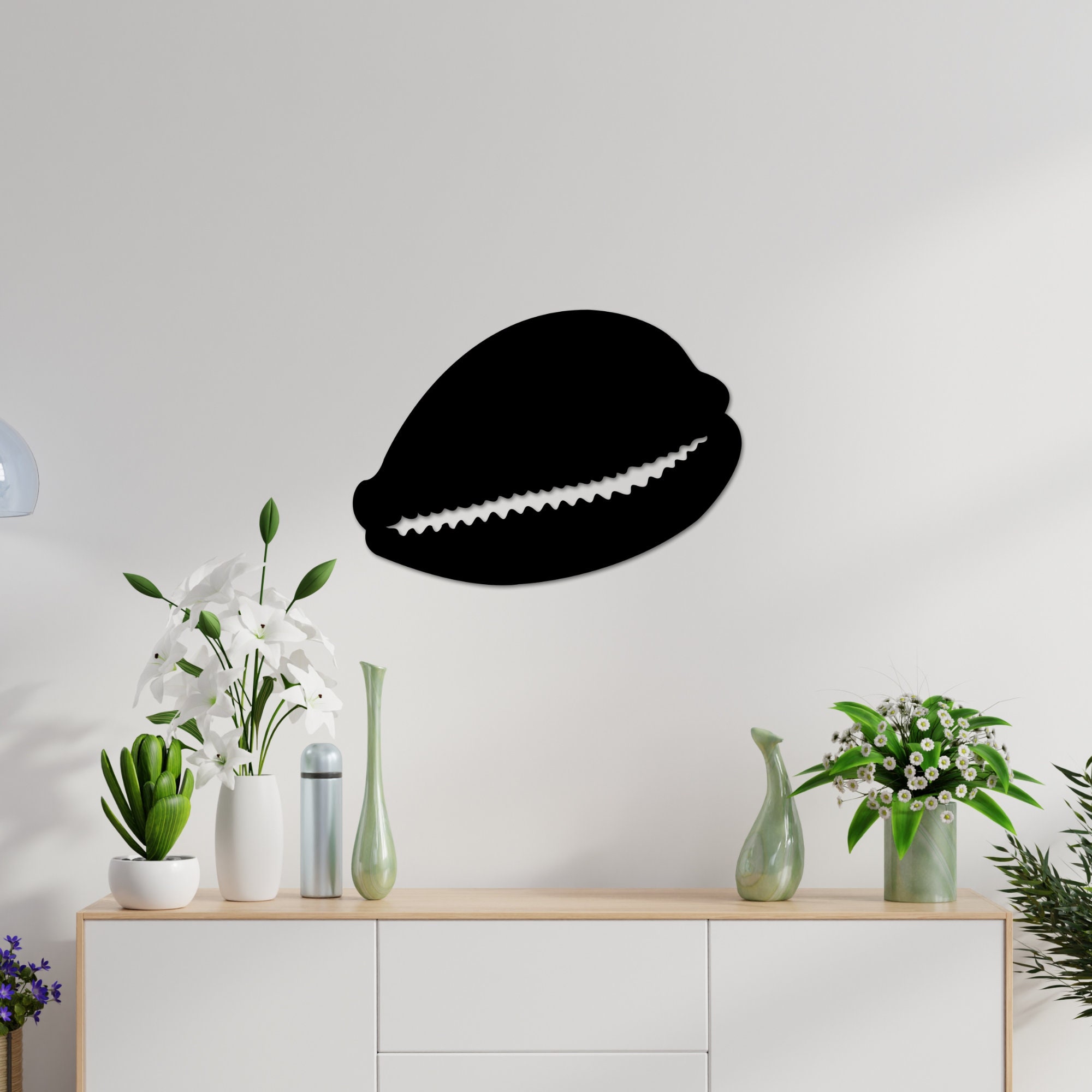 Seashell Design Metal Wall Art, Beach House Metal Sign, Beach House ...