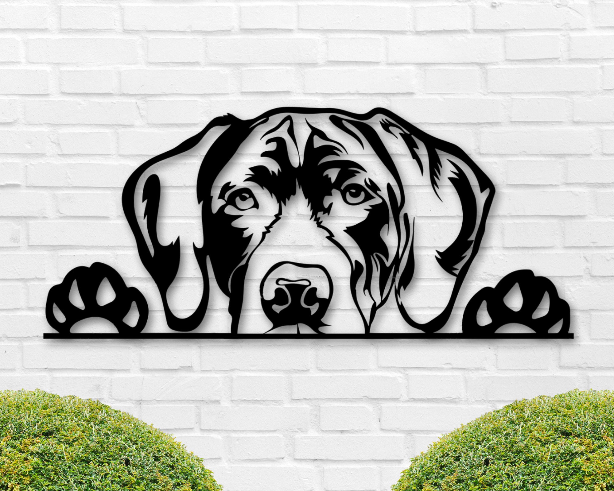 German Shorthaired Pointer Metal Sign, Dog Lover Gift, GSP Wall Art ...