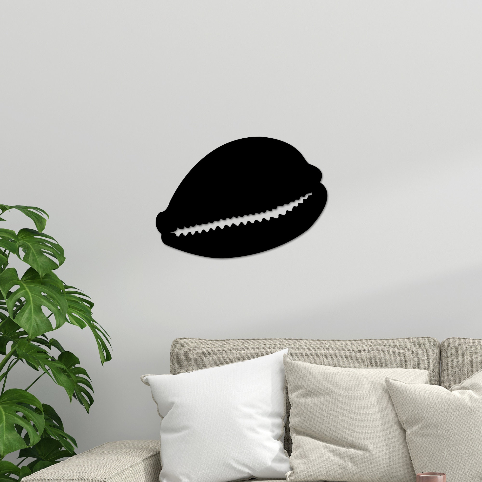 Seashell Design Metal Wall Art, Beach House Metal Sign, Beach House ...