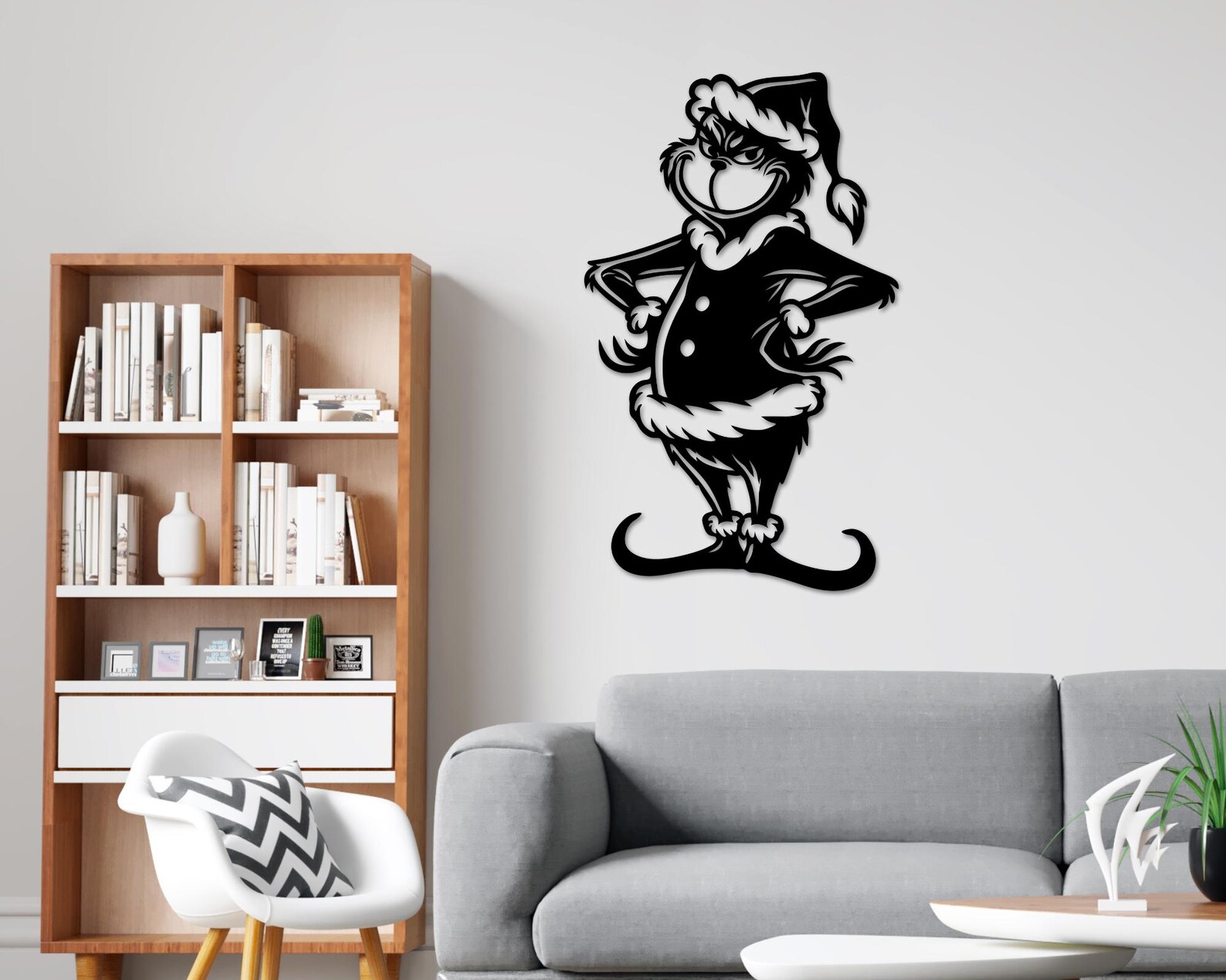 Black Friday, Cyber Monday Deal, Grinch Metal Sign, Christmas Wall ...