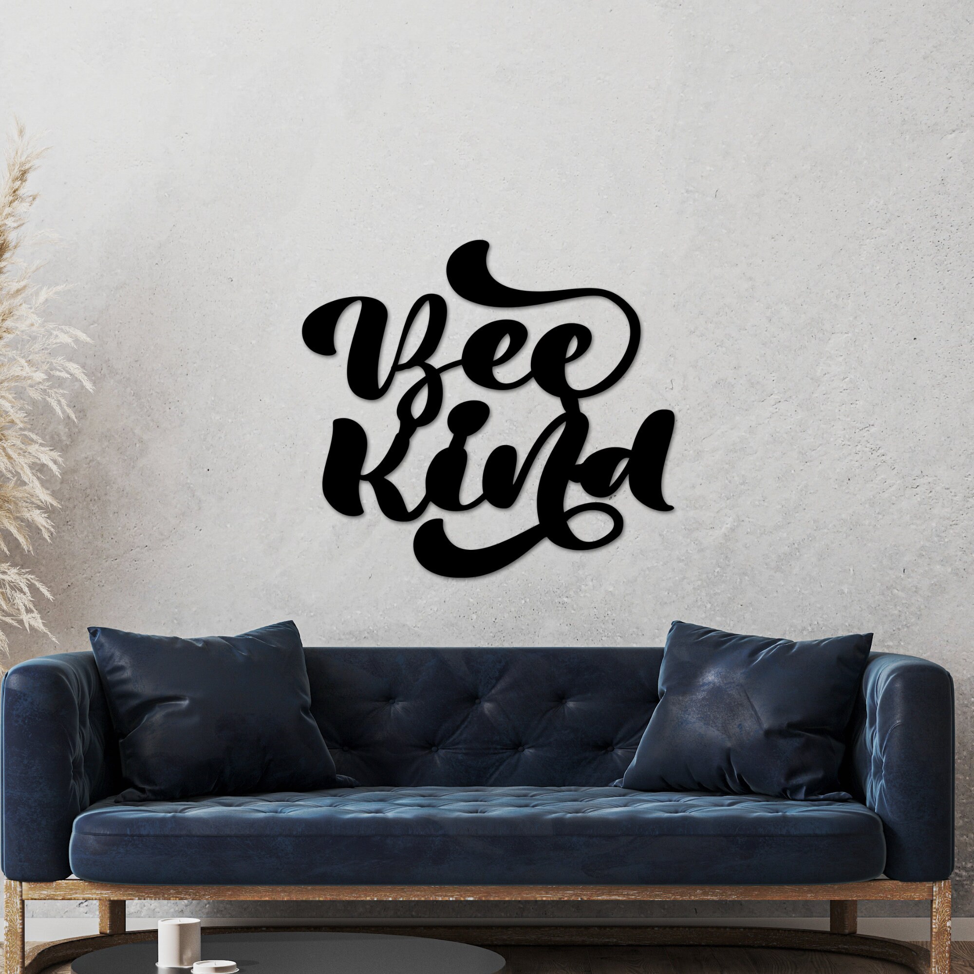 Be Kind Wall Art, Word Art, BEE Kind Home Decor, Living Room, Office ...
