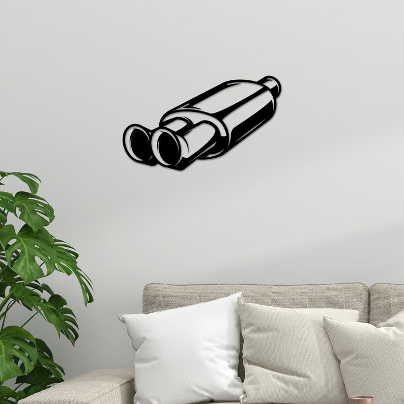 Muffler Decor, Muffler Shop Sign, Mechanic Sign, Car Sign, Garage Sign ...