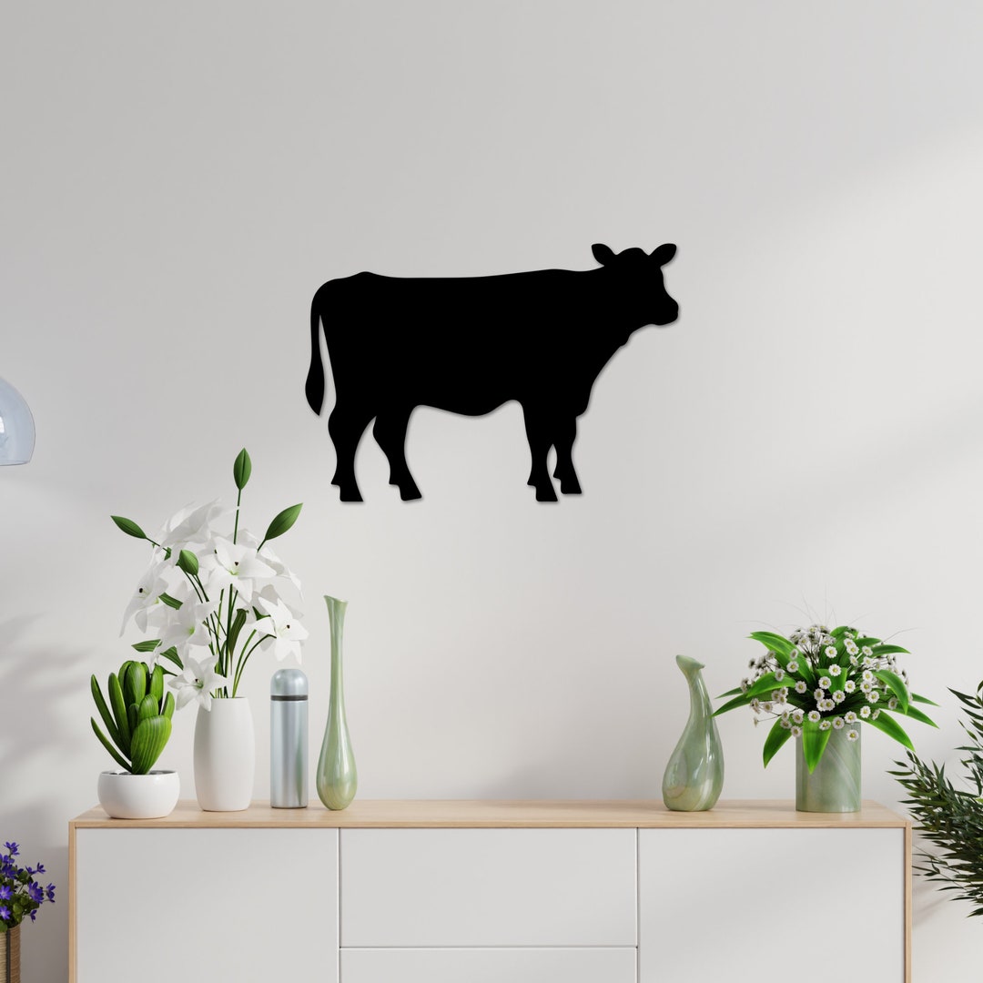 Cow Metal Sign, Farmhouse Decor, Cow Decor, Farm Animal, Farm Decor ...