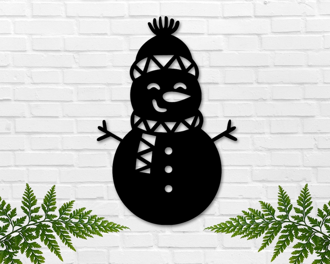 Black Friday, Cyber Monday Deal, Snowman Metal Sign, Christmas Decor ...