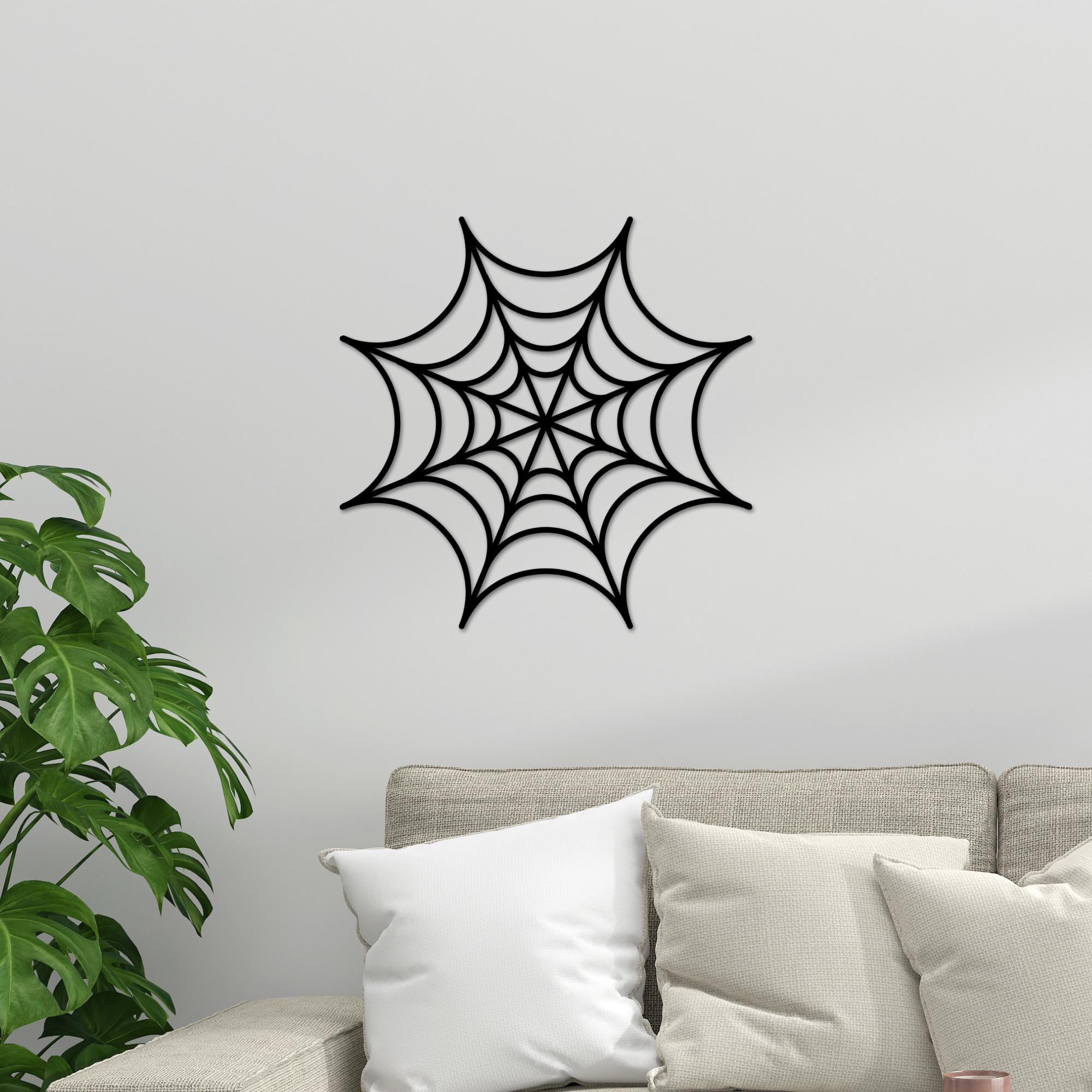 Spider Web Decor, Metal Spider Web, Halloween Decor, Spider Web ...