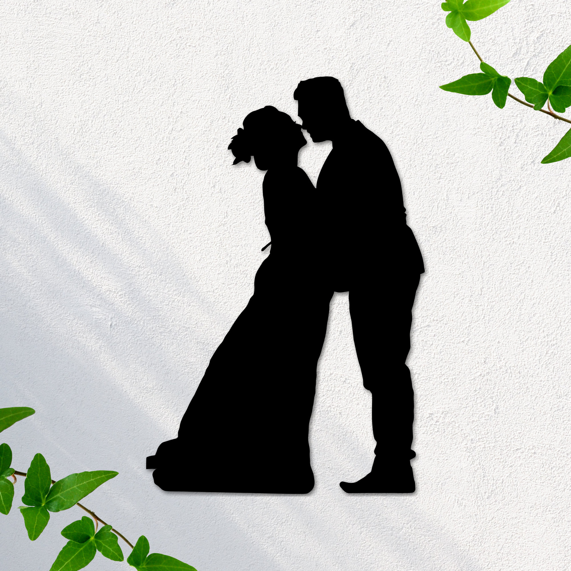 Couple Silhouette Sign, Metal Couple Decor, Metal Wedding Sign, Newly ...