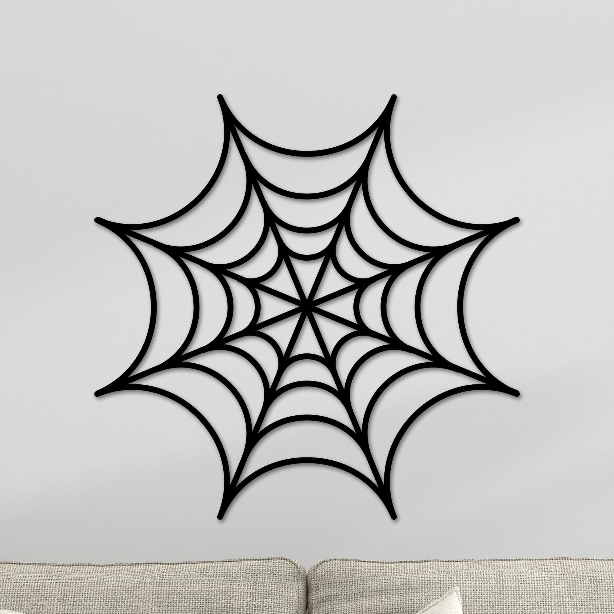 Spider Web Decor, Metal Spider Web, Halloween Decor, Spider Web ...