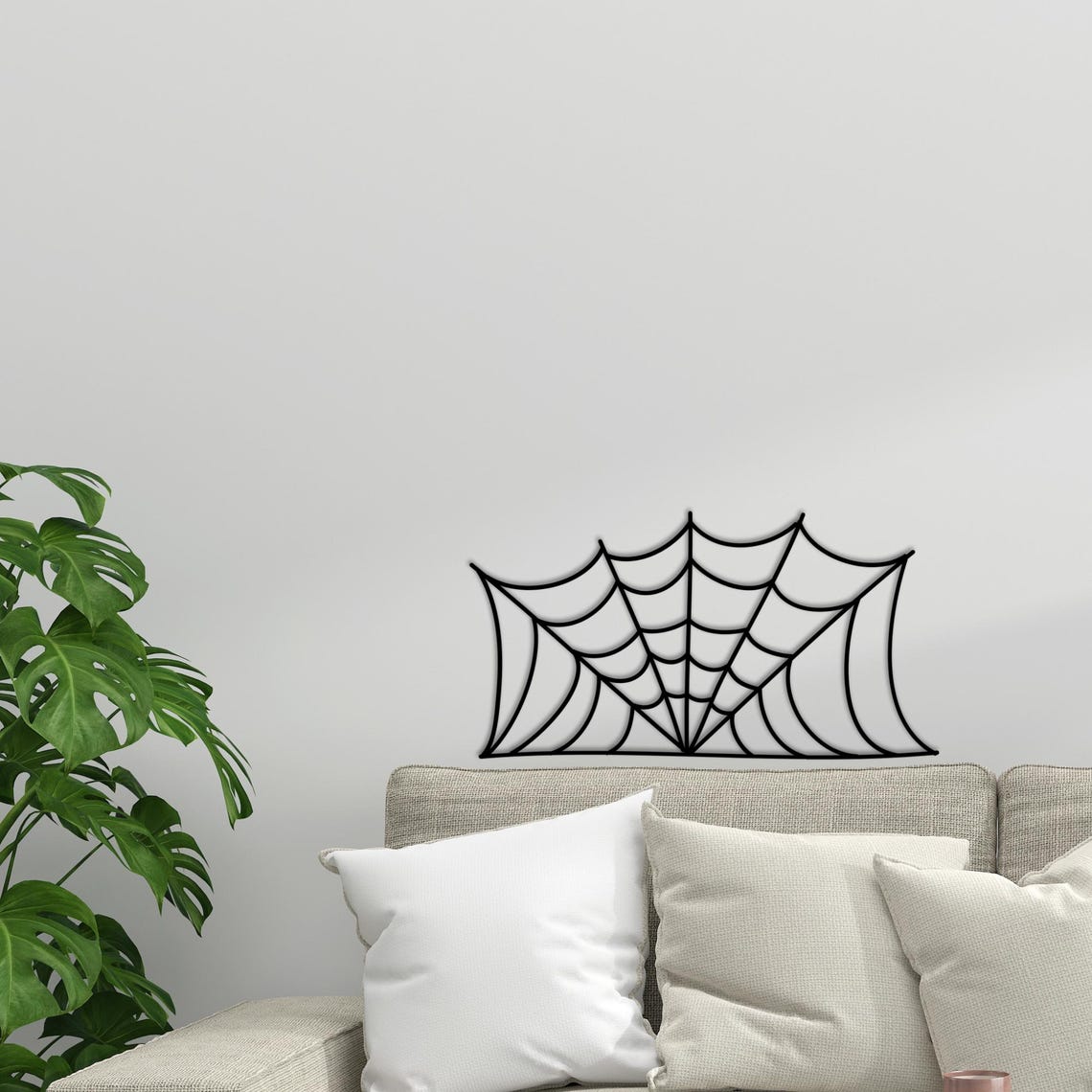 Spider Web Decor, Metal Spider Web, Halloween Decor, Spider Web ...