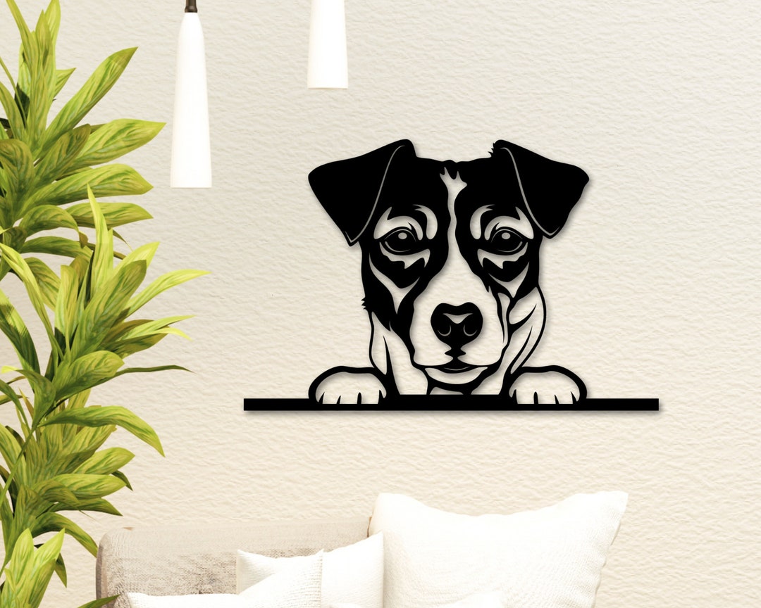 Jack Russell Terrier Metal Sign, Dog Lover Gift, Jack Russell Wall Art ...