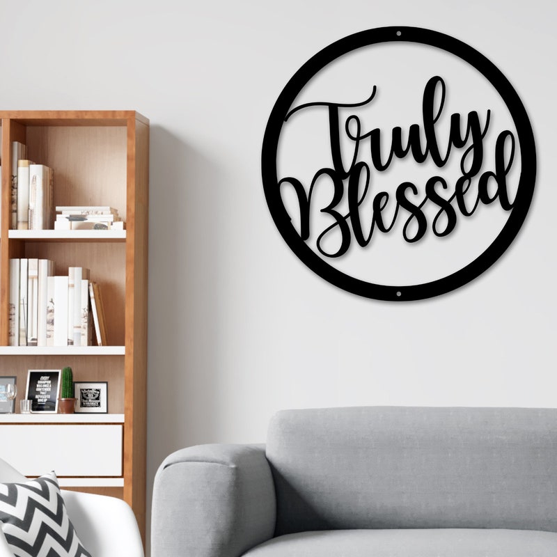 Blessed Sign - Etsy