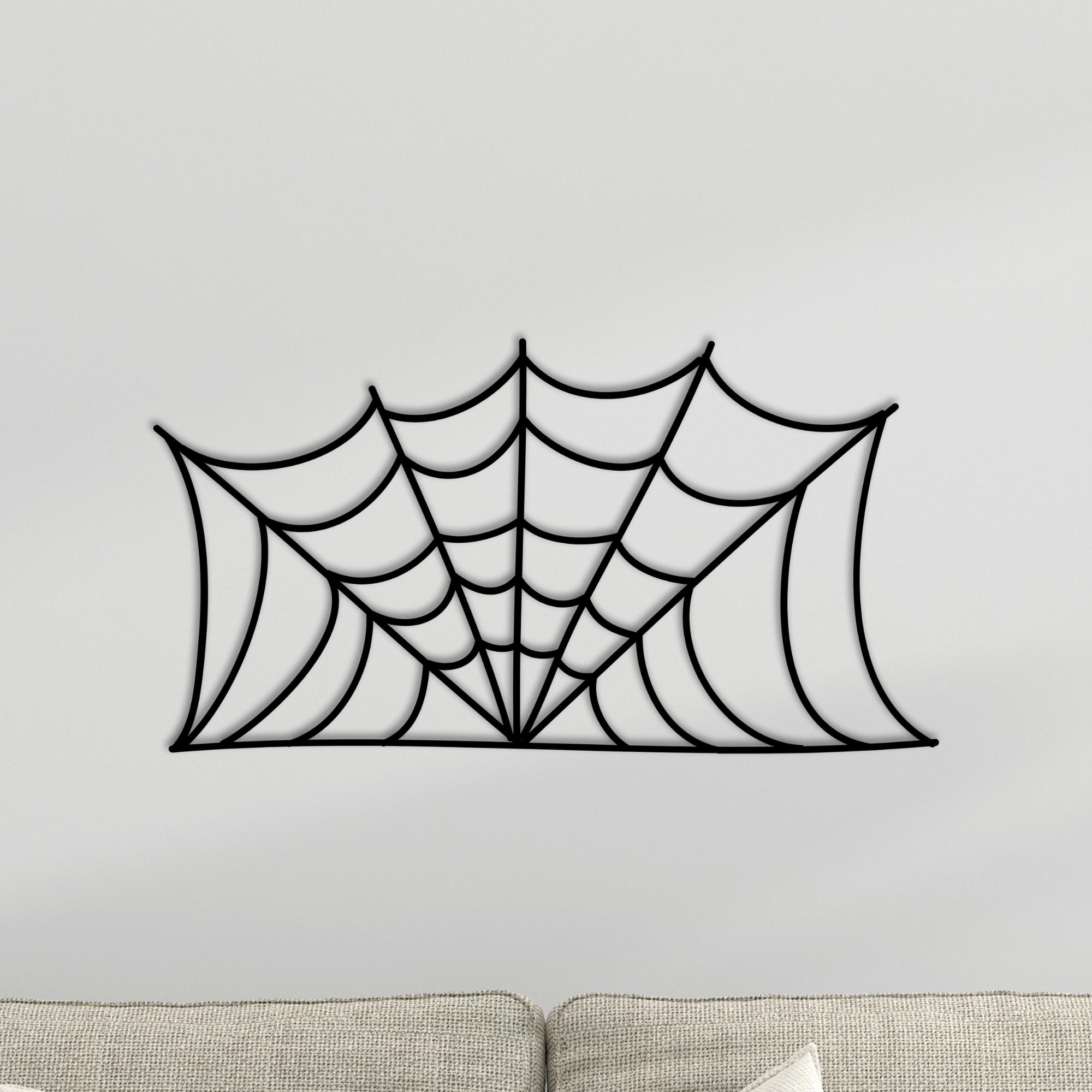 Spider Web Decor, Metal Spider Web, Halloween Decor, Spider Web ...