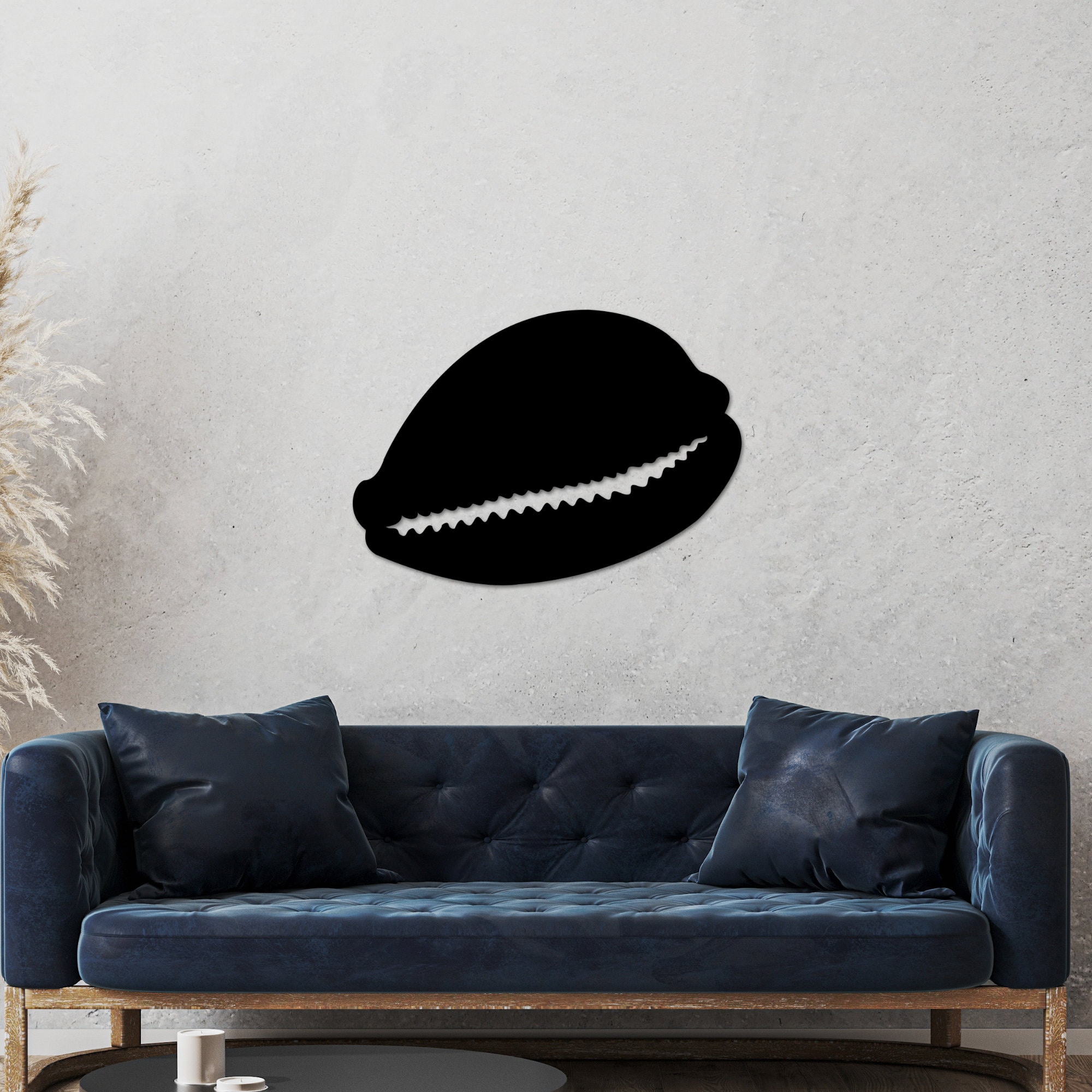 Seashell Design Metal Wall Art, Beach House Metal Sign, Beach House ...