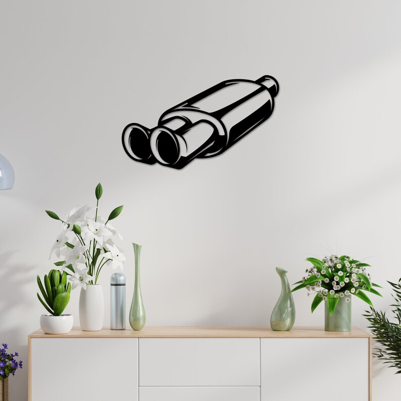 Muffler Decor, Muffler Shop Sign, Mechanic Sign, Car Sign, Garage Sign ...