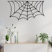 Spider Web Decor, Metal Spider Web, Halloween Decor, Spider Web ...