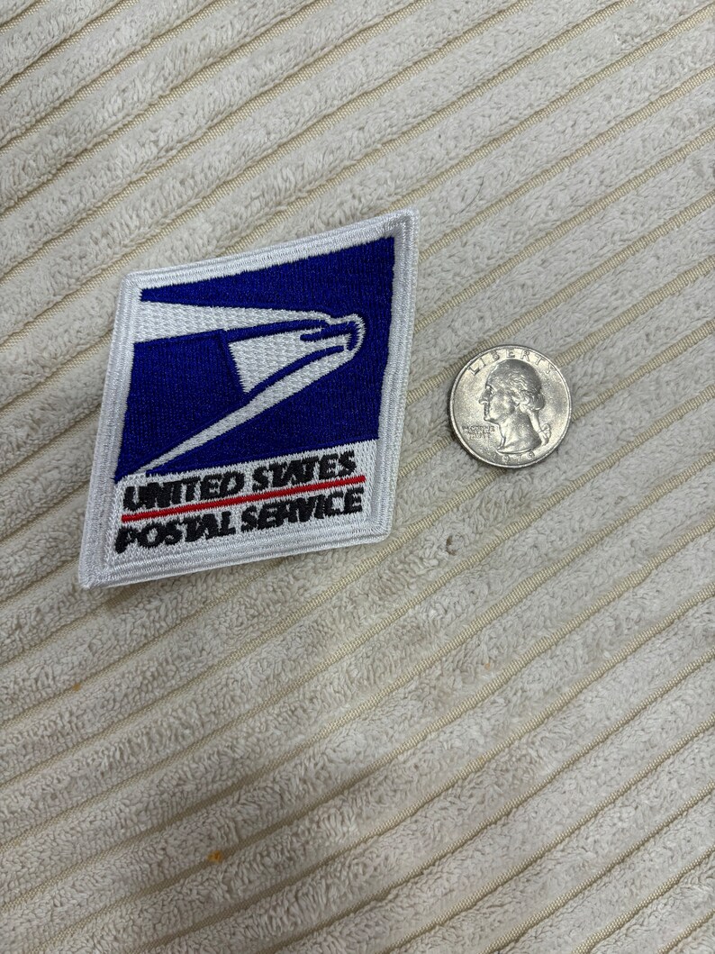 USPS Letter Carrier Embroidery X4 Pcs - Etsy