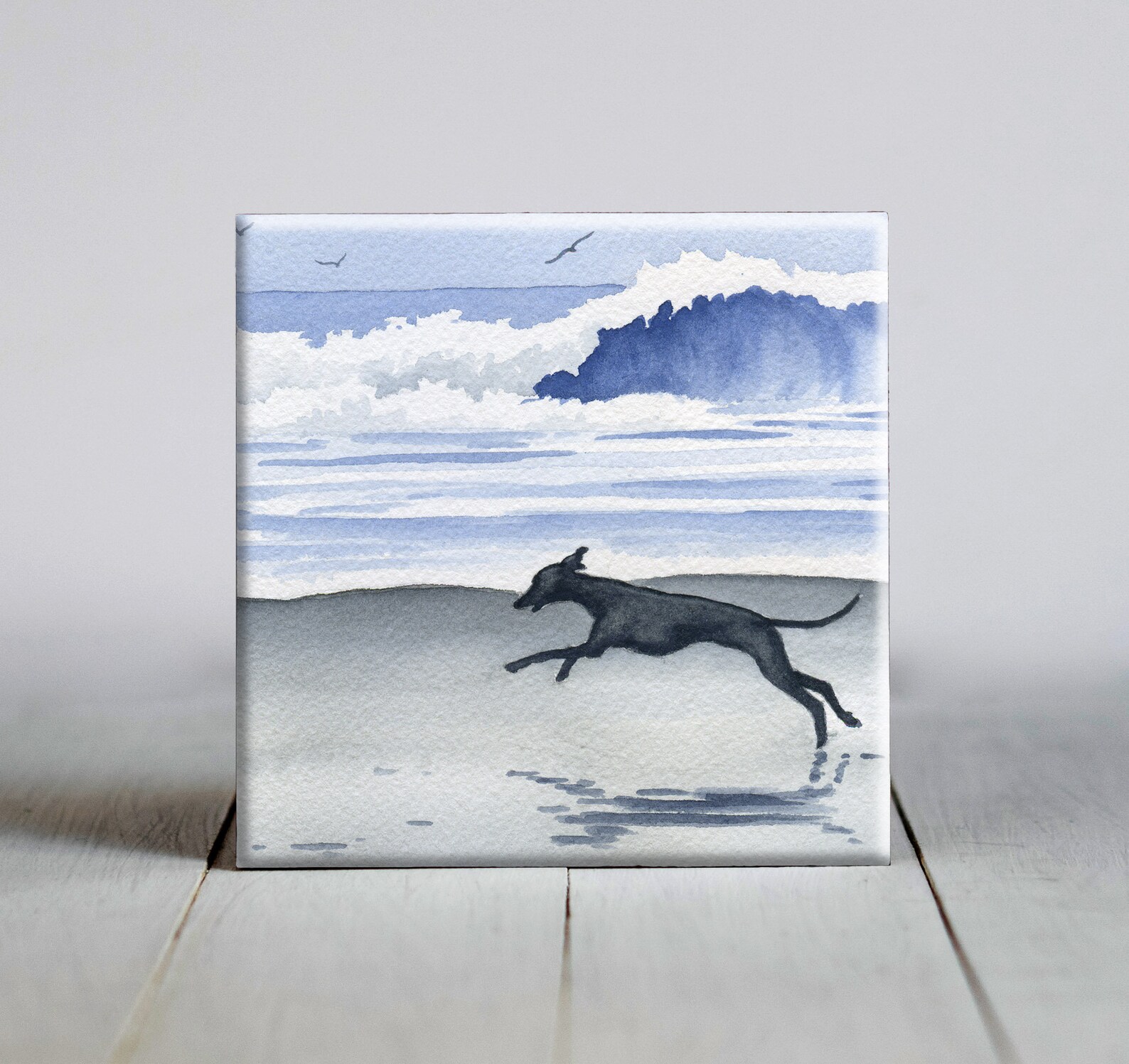 Italian Greyhound Ceramic Tile Italian Greyhound Decorative | Etsy