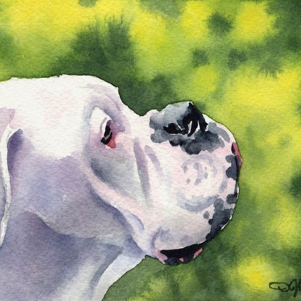 Boxer Art - Etsy