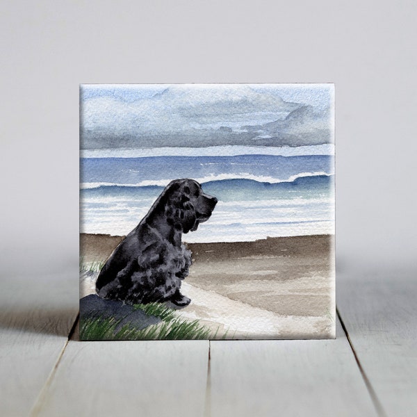 Black Cocker Spaniel - Etsy