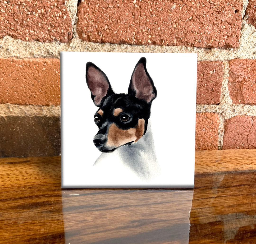 Rat Terrier Ceramic Tile Rat Terrier Decorative Tile Dog Lover Gift ...