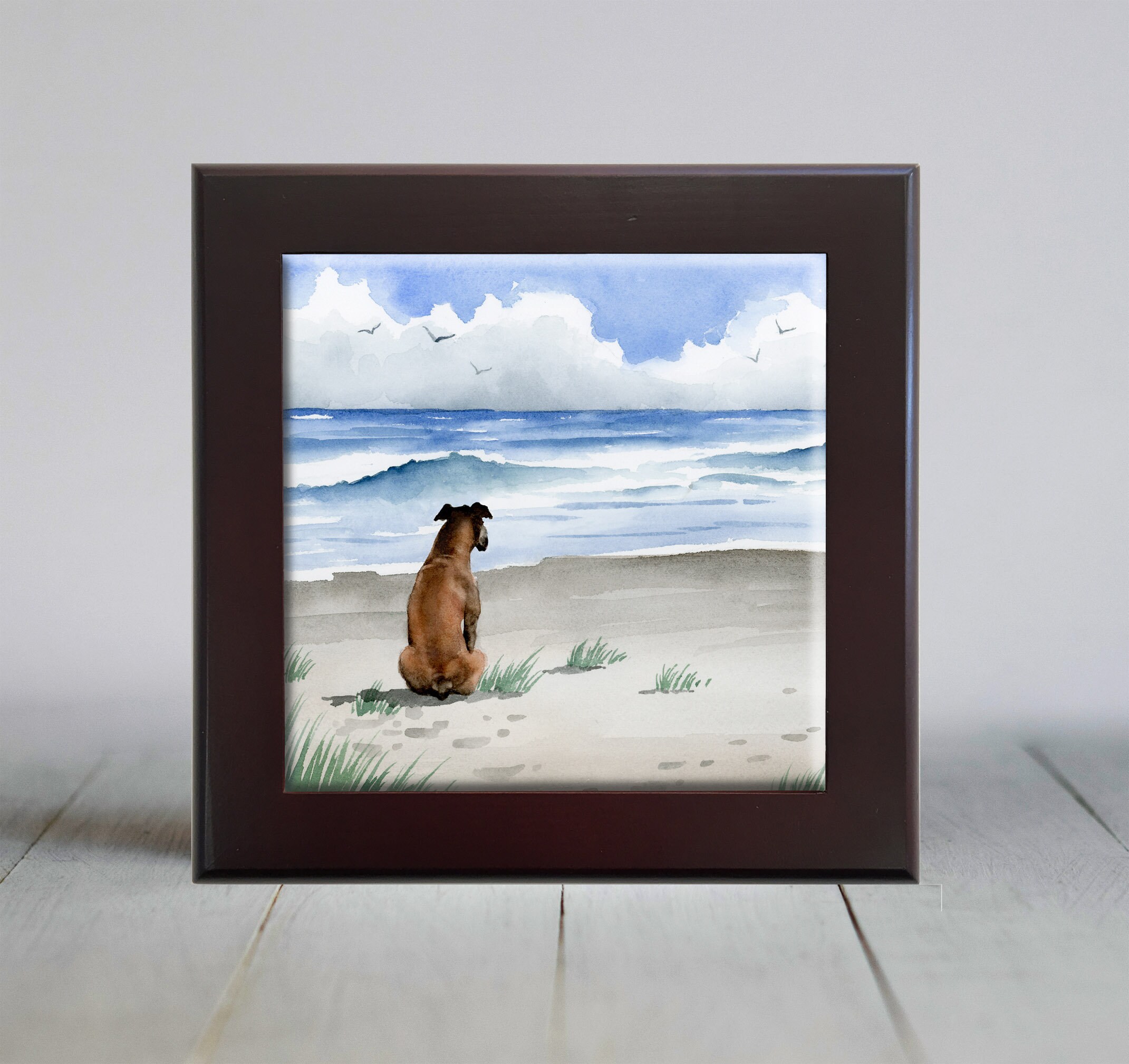 Boxer Ceramic Tile Boxer Decorative Tile Dog Lover Gift - Etsy