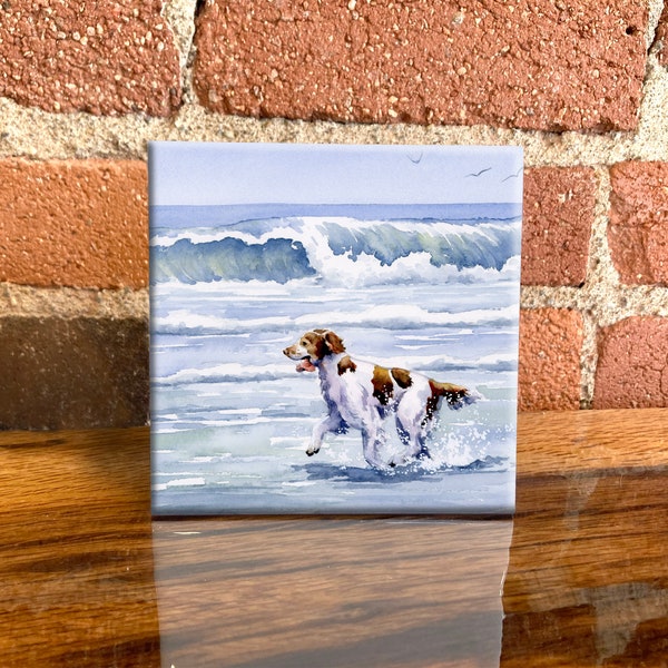Brittany Spaniel Art - Etsy
