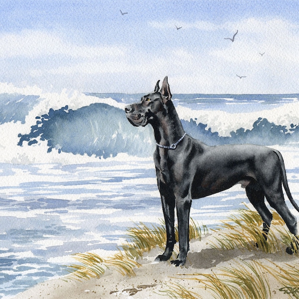 Great Dane Art - Etsy