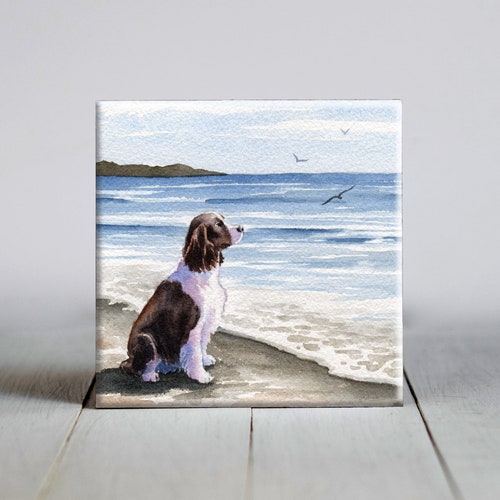 Springer Spaniel Ceramic Tile Springer Spaniel Decorative - Etsy