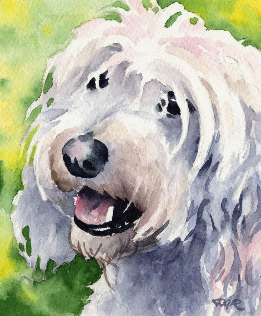 COCKAPOO Dog Art Print by Watercolor Artist DJ Rogers - Etsy