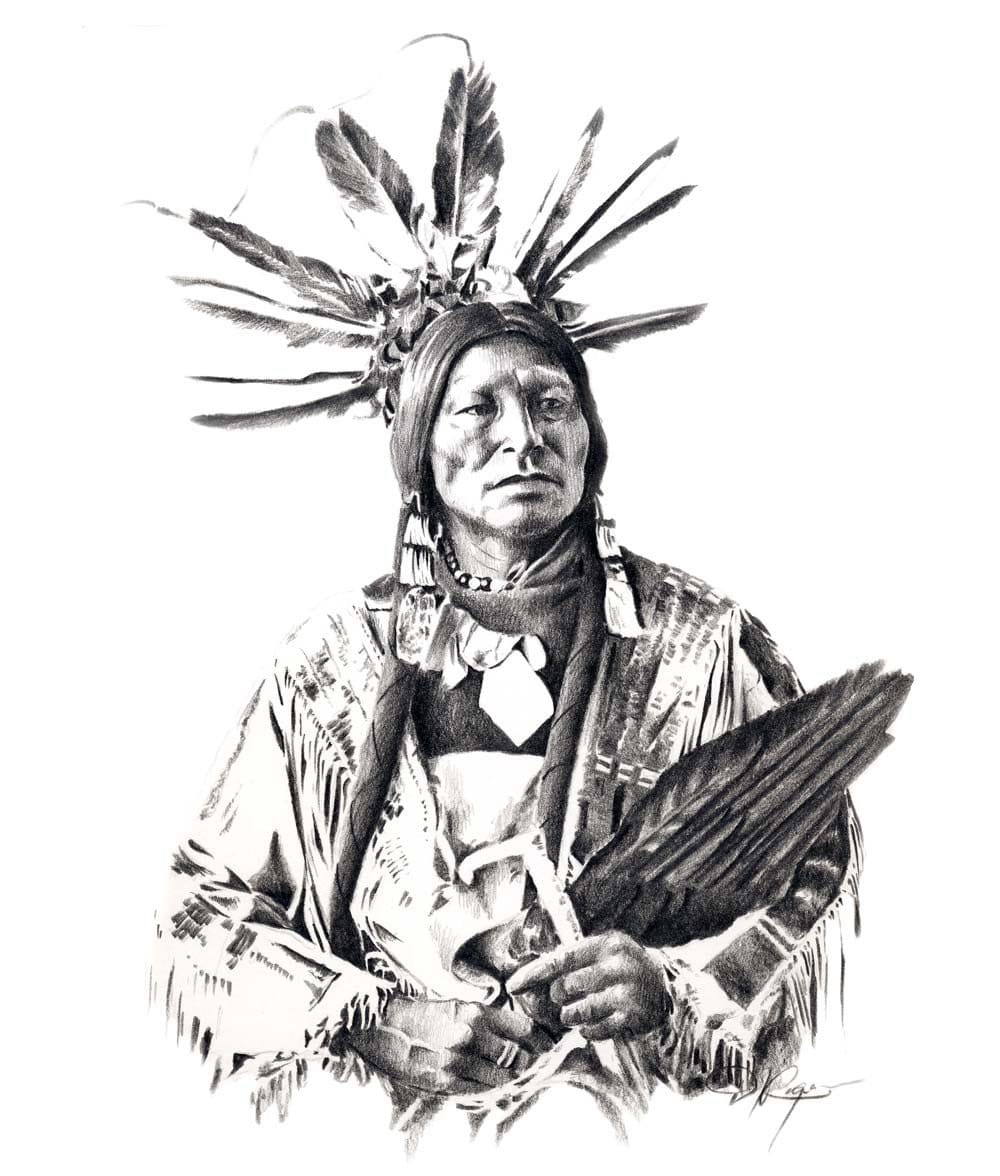 Native American Chief Sketch